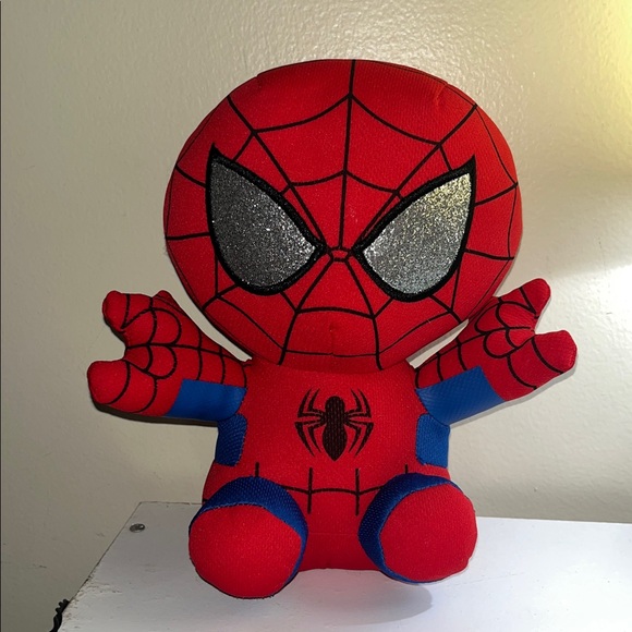 Toys | Red And Blue Spider Plush Toy | Poshmark